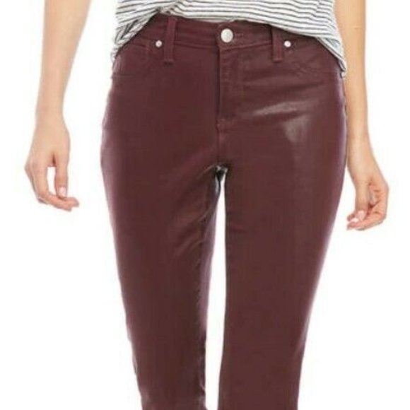 new directions | Jeans | Womens New Directions Skinny Coated Mid Rise ...